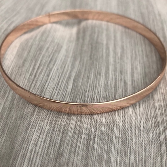 Jewelry | Set Of 7 Rose Gold Bangles | Poshmark